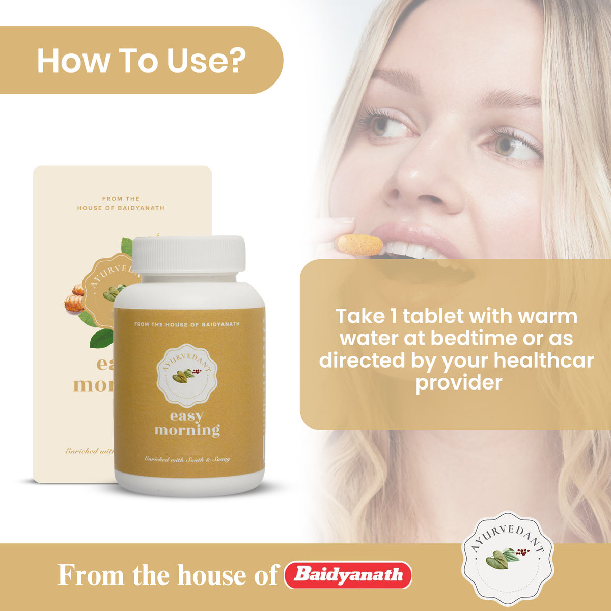 Easy Morning Tablet – Natural Bowel Regulator – Ayurvedant