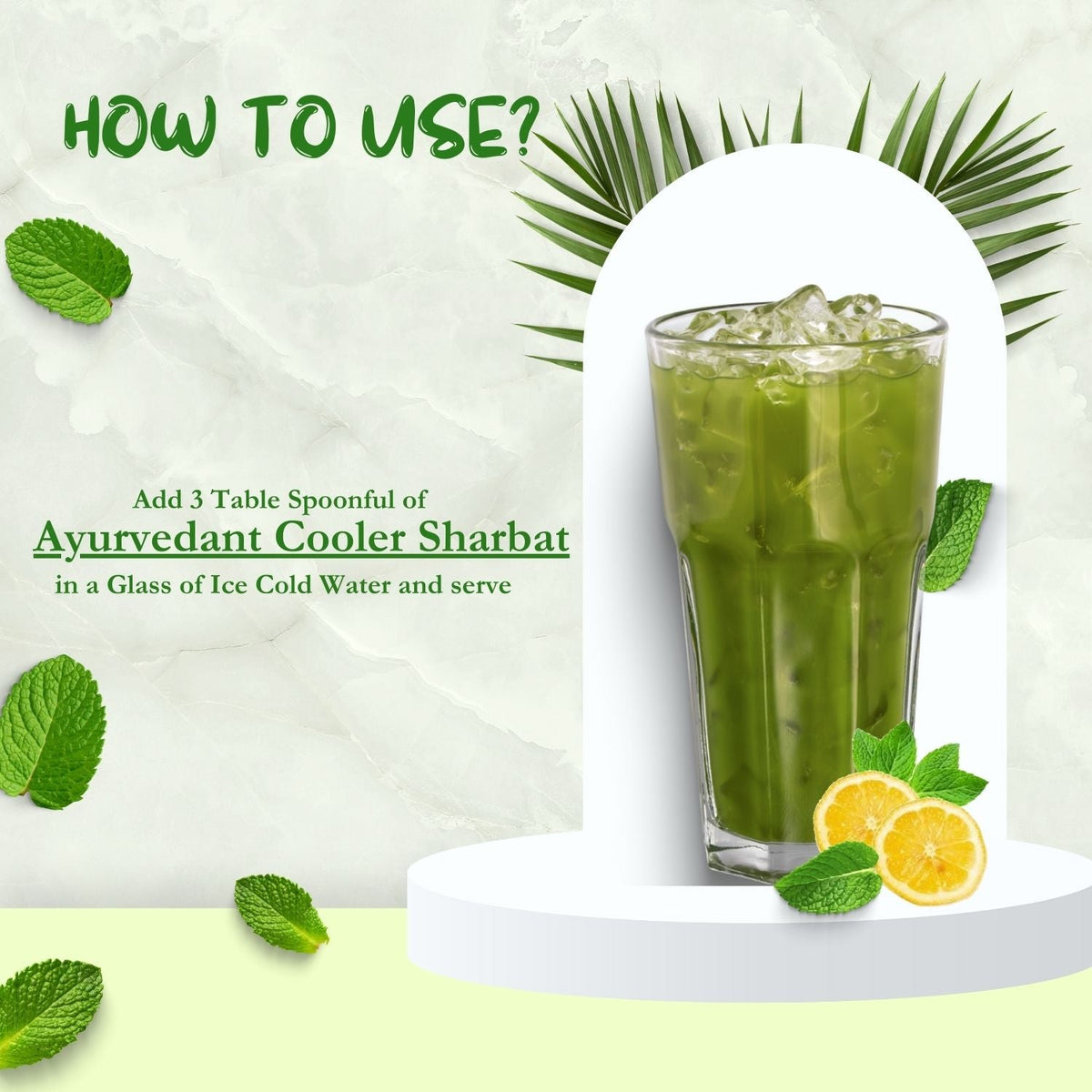Cooler Sharbat (750 ml) – Ayurvedant
